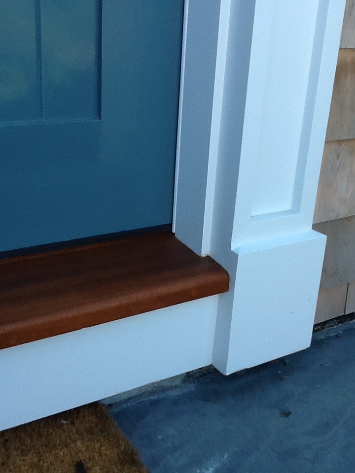 Cliff entry door trim detail 2 – Nantucket Direct Window and Door